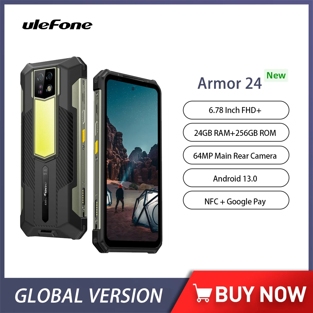 Global-Version-Ulefone-Armor-24-Rugged-Smartphones-Android-13-6-78-Inch ...