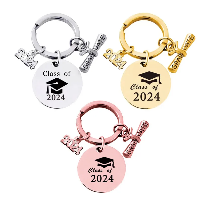 Stainless-Steel-Keychain-European-and-American-2024-Graduation-Season ...