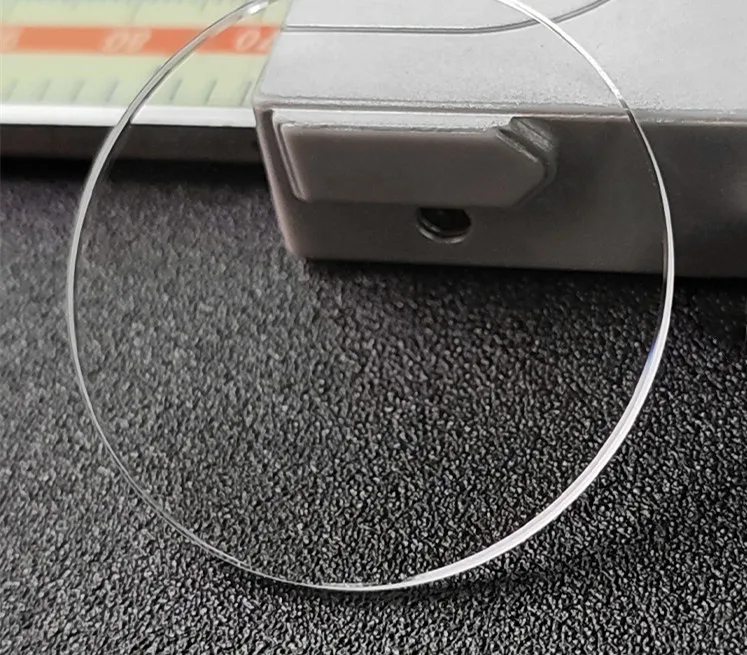 Cristal de reloj Mineral plano, cubierta frontal transparente de ...