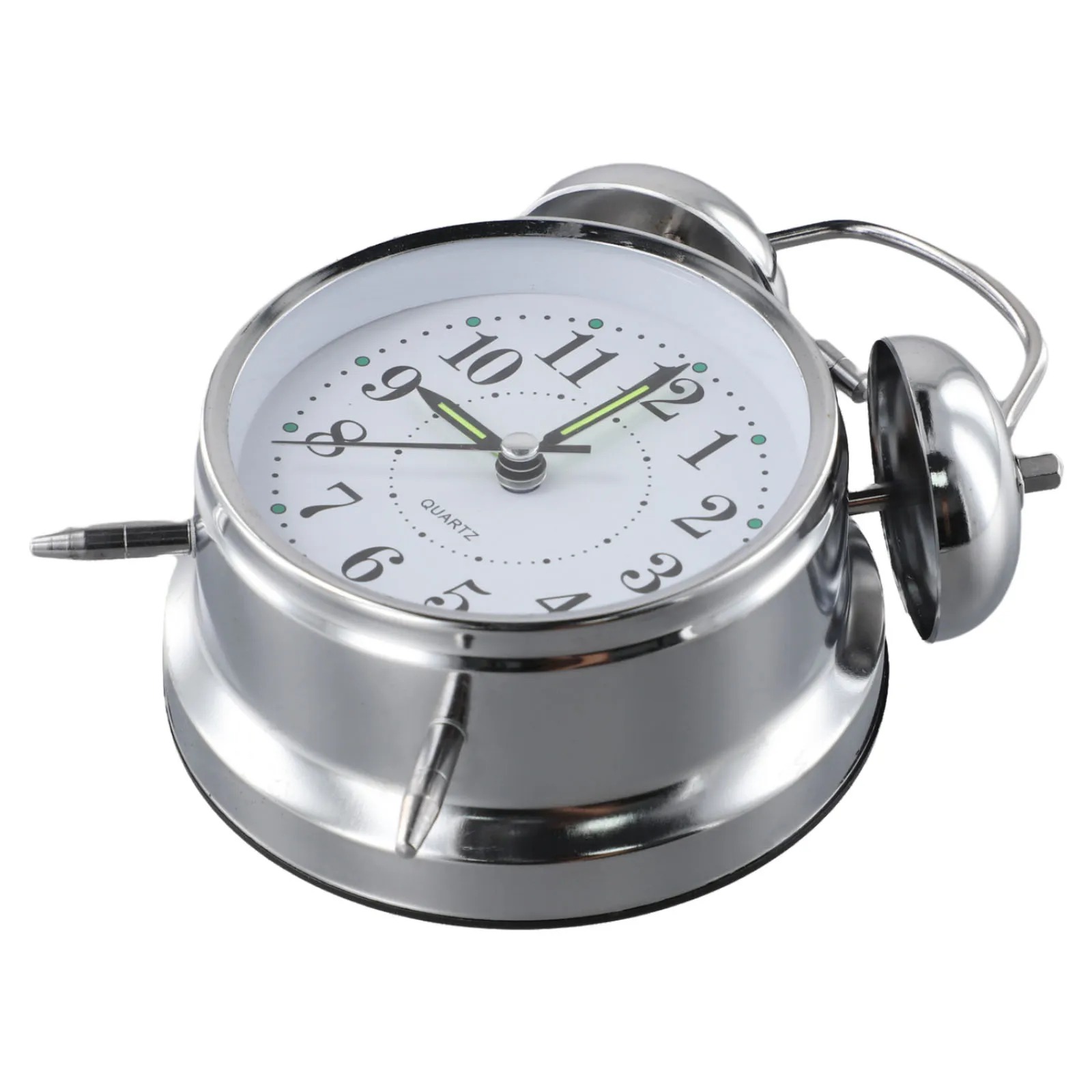 Wind-Up-Double-Bell-Alarm-Clock-Classic-Saxon-Style-Chrome-Finish-Large ...