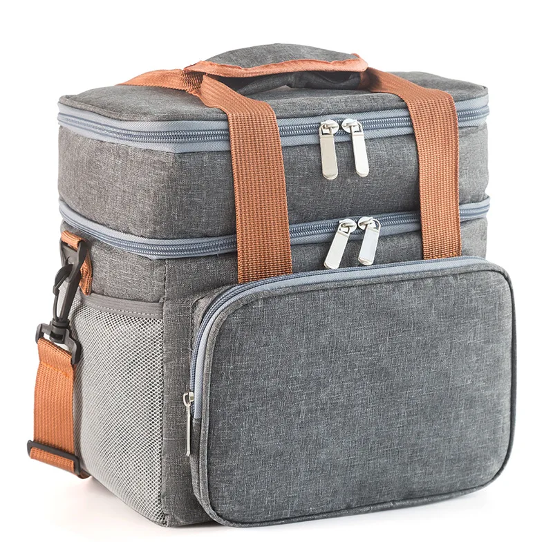 New-Lunch-Bag-Double-Layered-Crossbody-Large-Capacity-Office-Cooler ...