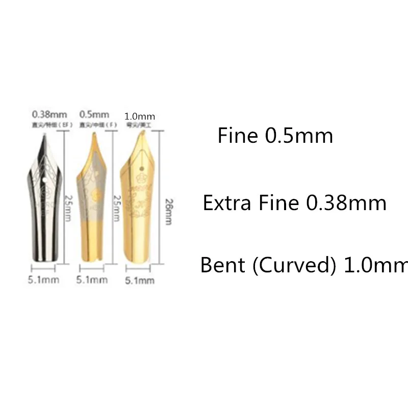4pcs-Hero-Fountain-Pen-26-Nib-Golden-for-Many-Series-Can-Be-Changed ...