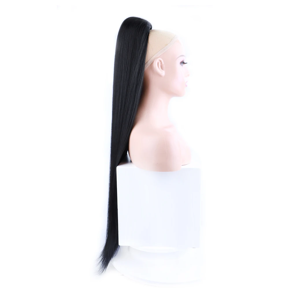 Straight Ponytail 30 Inch Drawstring | Long Ponytail Extension 30 Inch ...