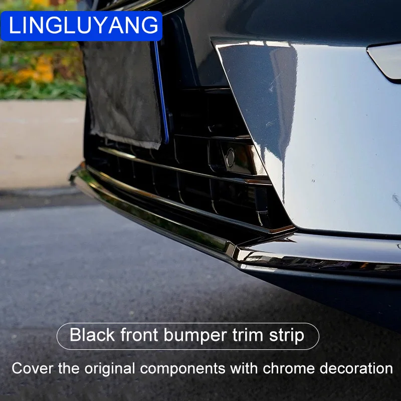 For-Volvo-XC60-front-bumper-trim-modification-Black-Samurai-kit ...