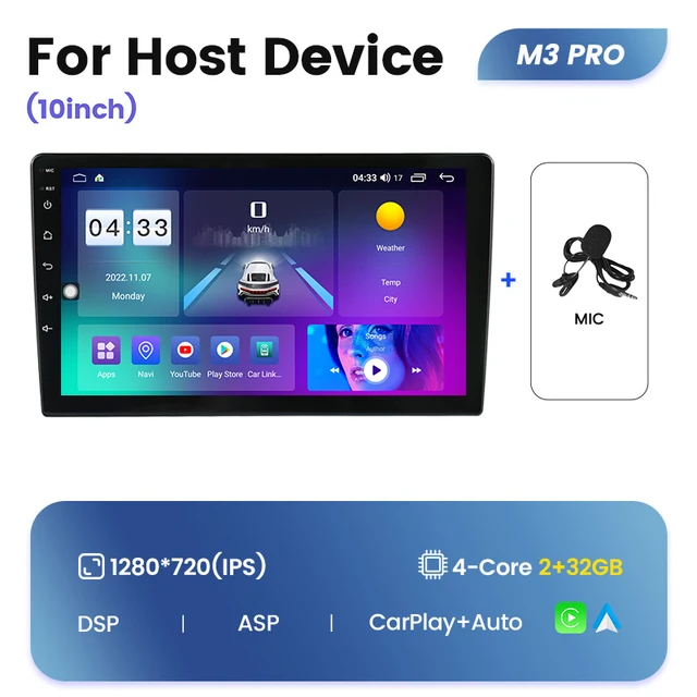 Latest Android 12 Octa Core 7862S DSP DTS RDS Wireless Carplay Auto 9 ...