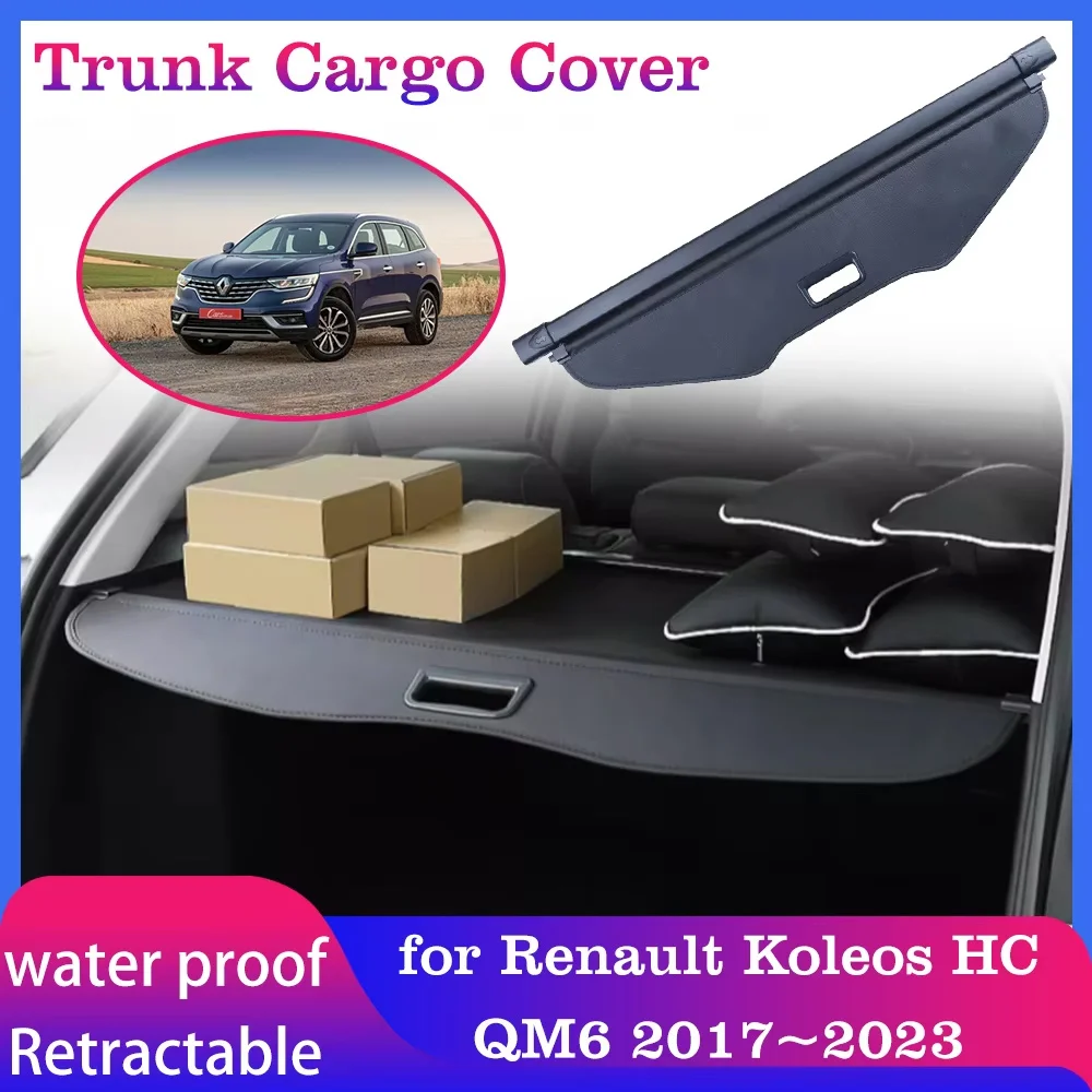 Trunk Cargo Cover for Renault Koleos HC Samsung QM6 2017~2023 Tray ...