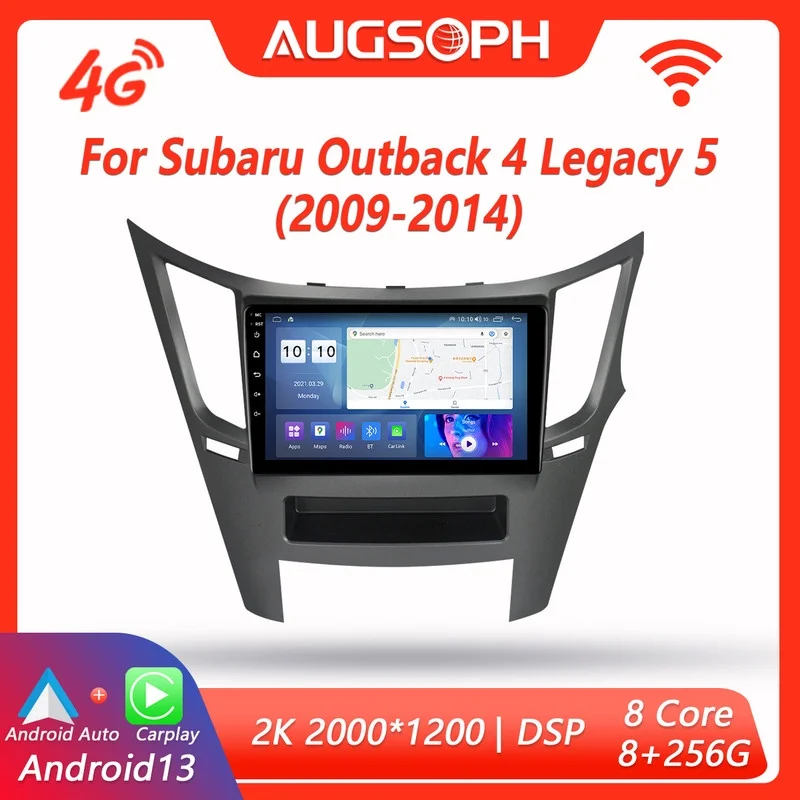 Android-13-Car-Radio-for-Subaru-Outback-4-Legacy-5-2009-2014-9inch ...