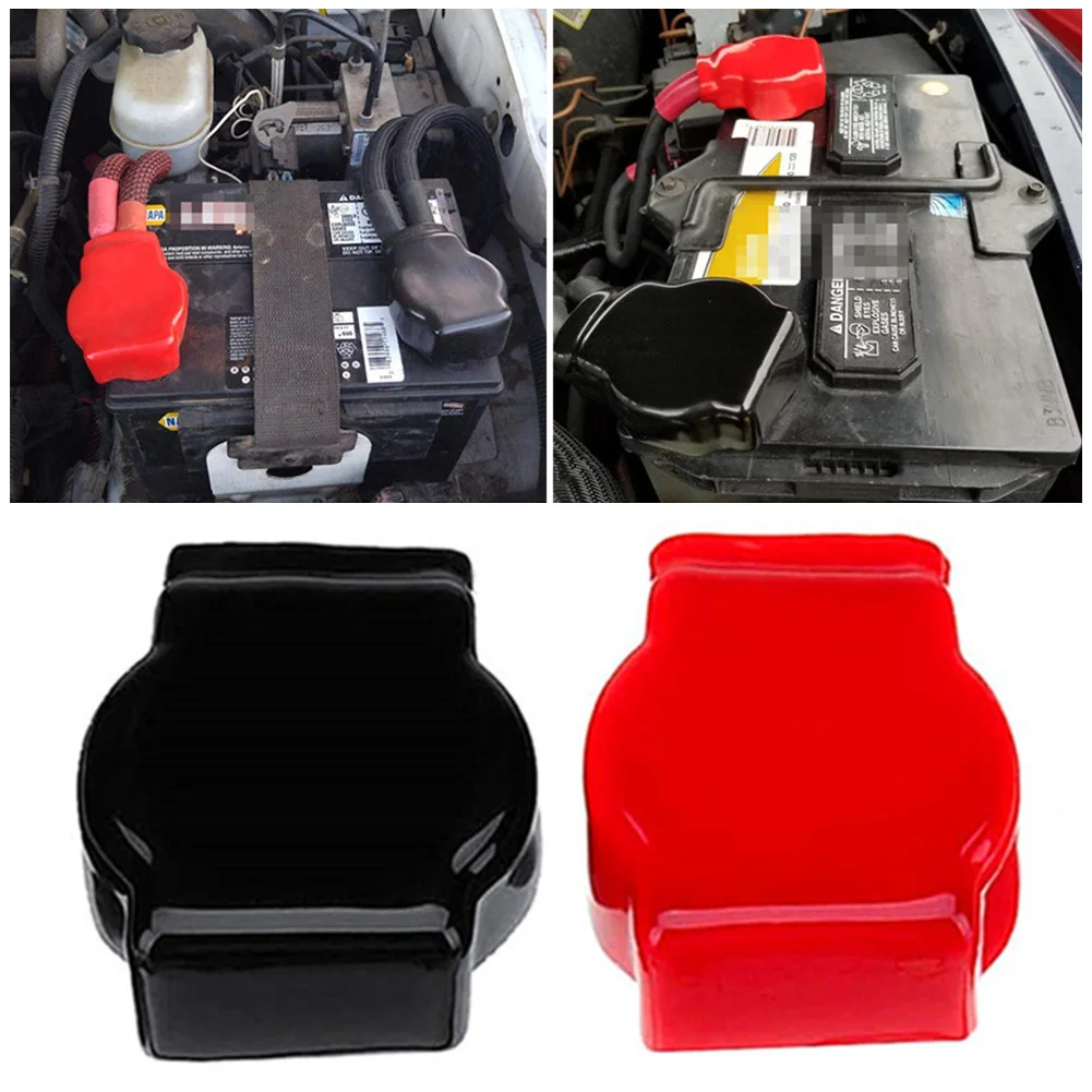 2X-Battery-Terminal-Covers-Positive-Negative-Top-Post-Cap-Protection ...