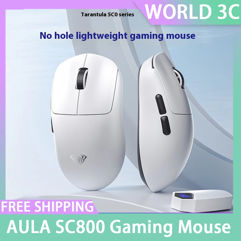 Aula-Sc800-Gaming-Mouse-8k-Paw3395-Sensor-With-Dongle-37g-Ultra-Lightweight-2-4g-Wireless ...