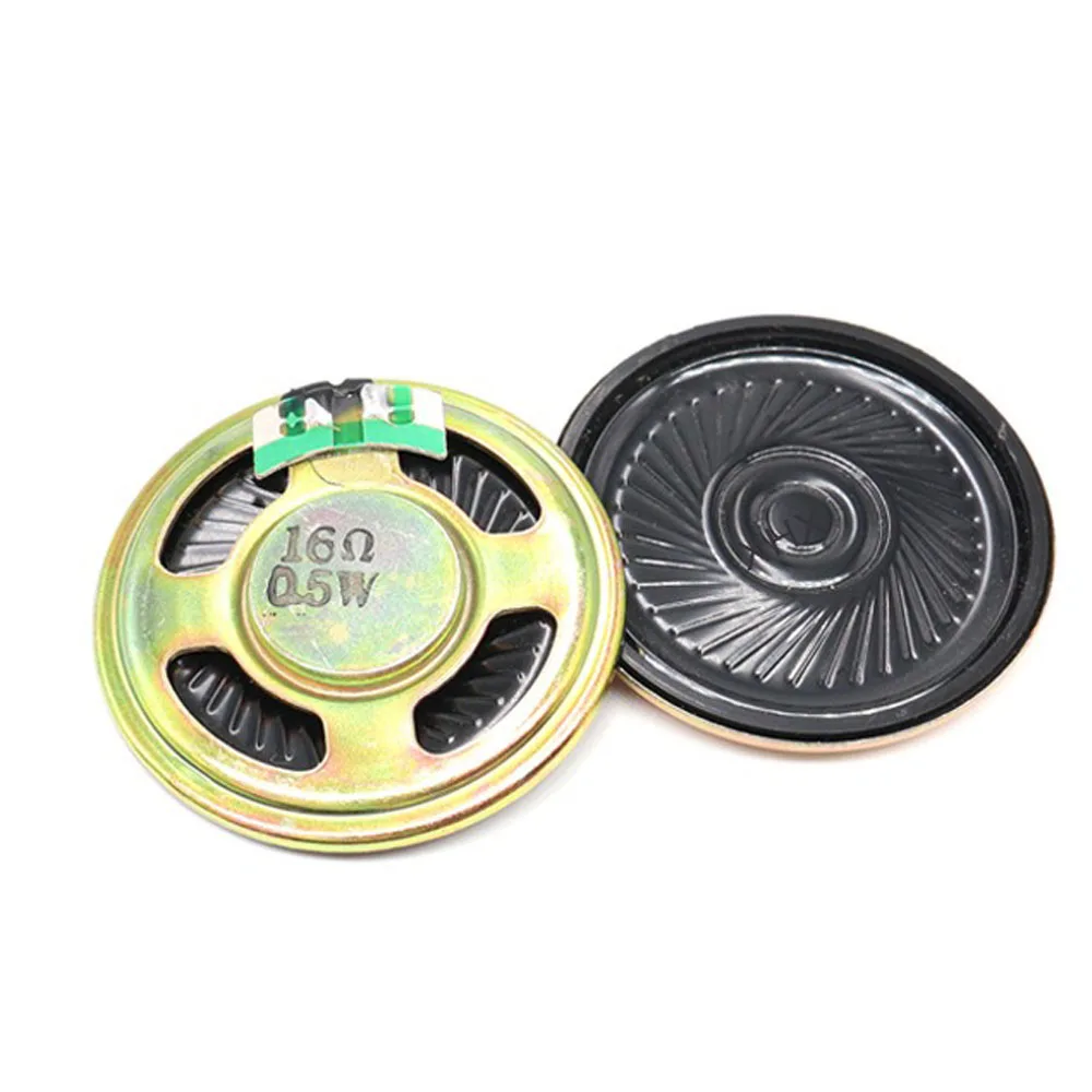 5PCS/Lot New Ultra-thin Mini Speaker 16Ω 16ohm0.5W Loudspeaker Diameter ...