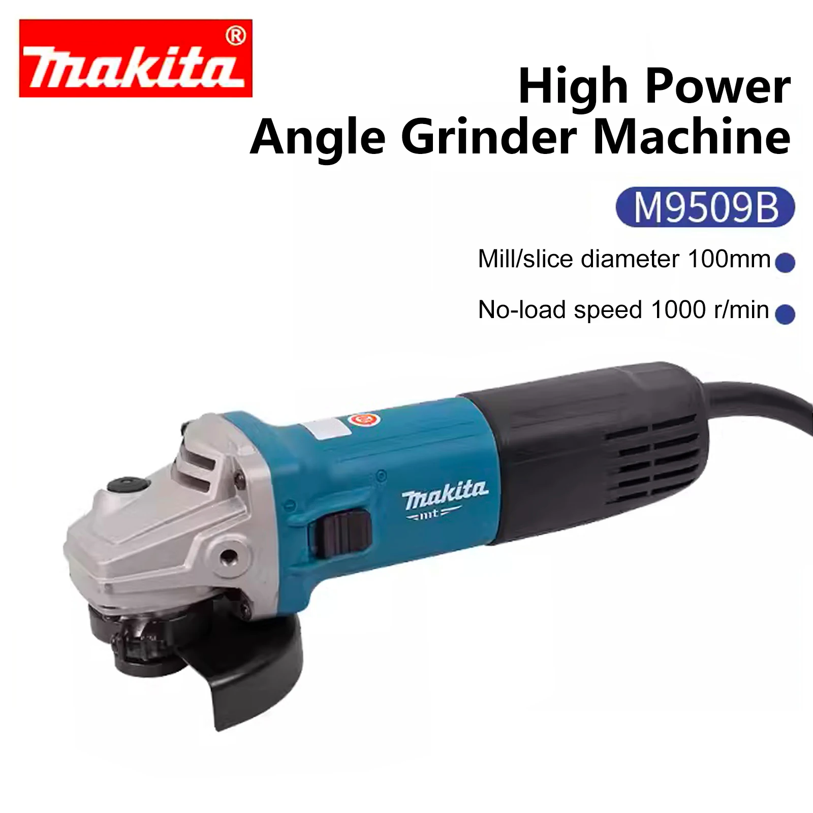 Makita-Angle-Grinder-M9509B-Metal-Cutting-Sander-Home-Using-Polishing ...