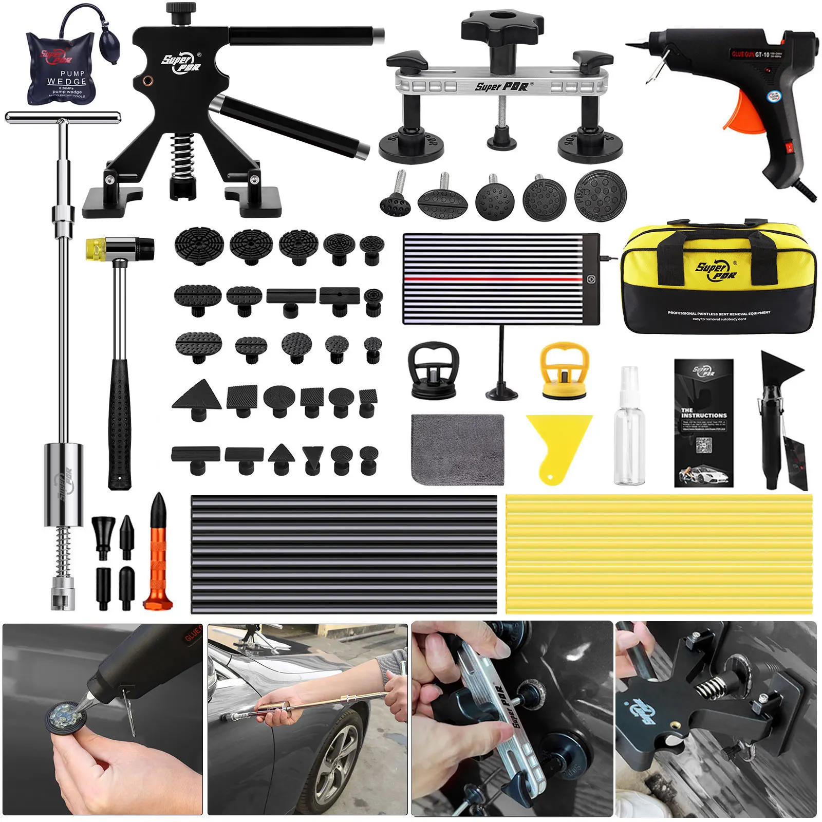 PDR-Car-Dent-Repair-Tools-Body-Repair-Kit-Vehicle-Paintless-Body-Dent ...
