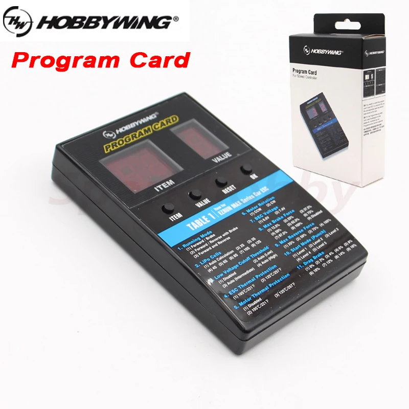 Original-HOBBYWING-LED-Program-Card-Box-Suitable-for-Platinum-V1-V2 ...