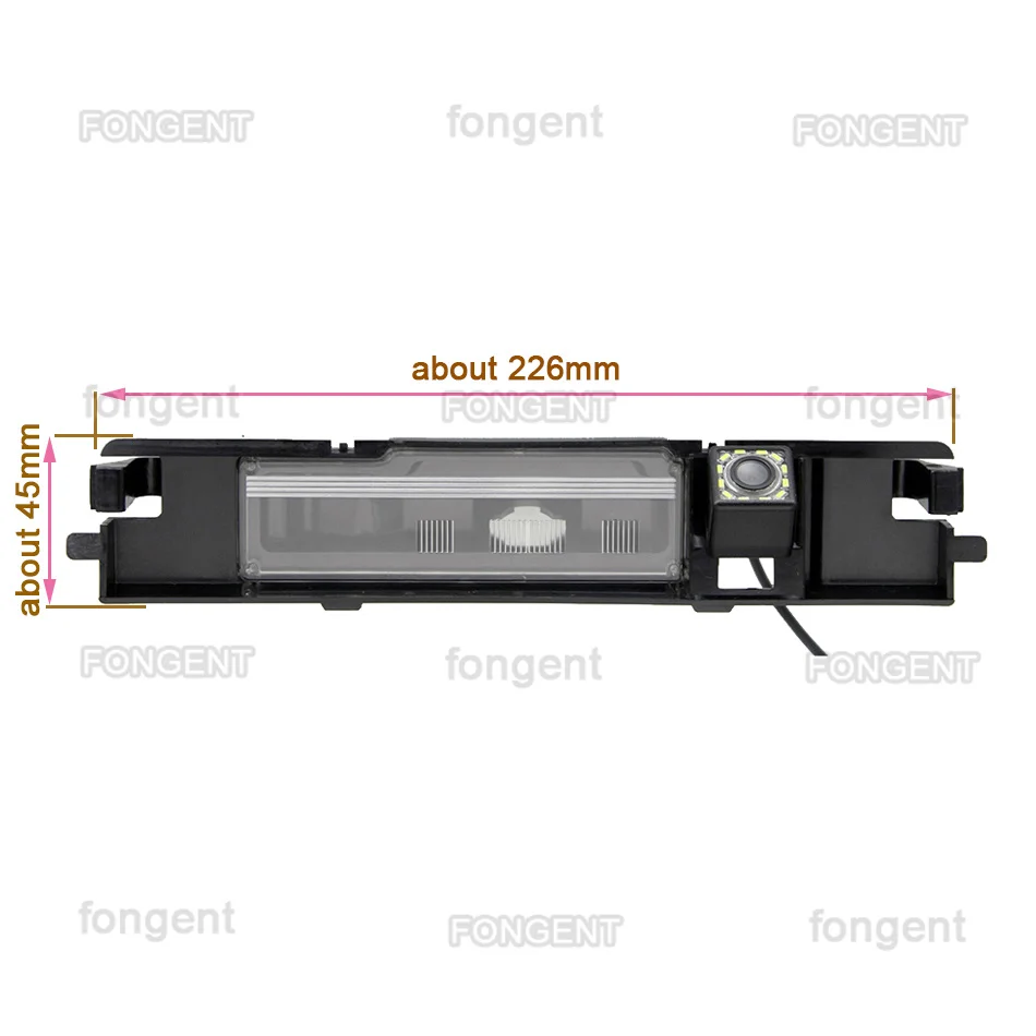 Seul support en plastique - Caméra de recul HD sans fil pour voiture ...