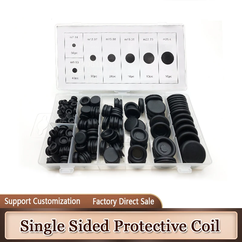 170Pcs-Box-Rubber-Grommet-Assortment-Kit-Rubber-Hole-Grommet-O-Ring-Set ...