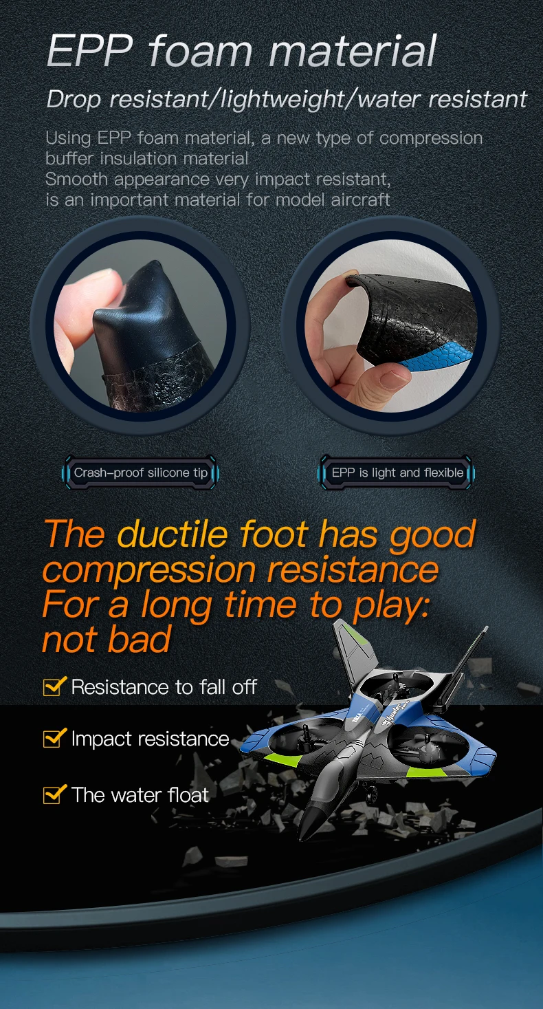 V27 Rc Foam Plane - with 4K Camera Aircraft Glider Radio Control Helic ...