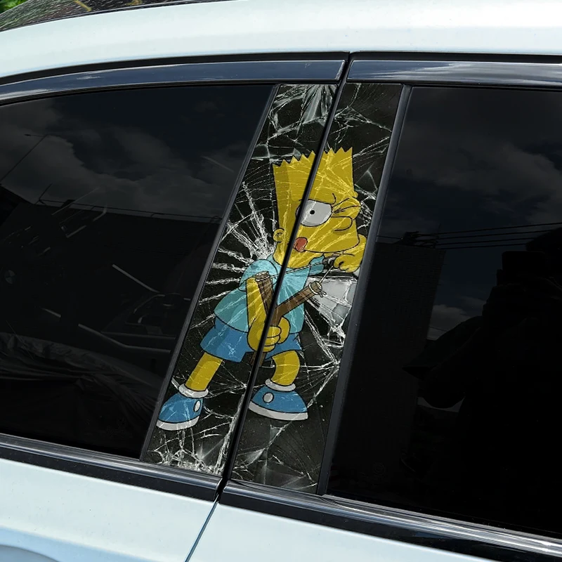 1pc-2pcs-3D-Stickers-Car-Stickers-for-B-pillar-Cartoon-Funny-Sunscreen ...