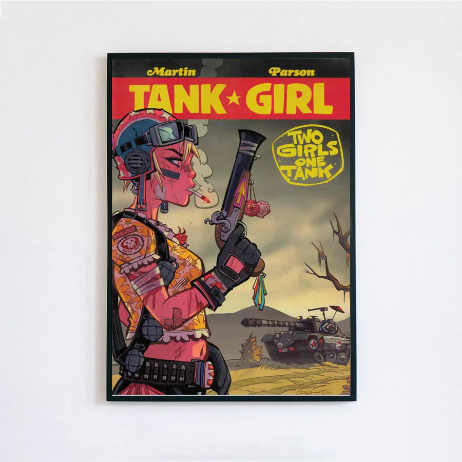 Poster-Prints-Tank-Girl-Poster-Prints-Wall-Art-Classic-Cartoon-Anime ...