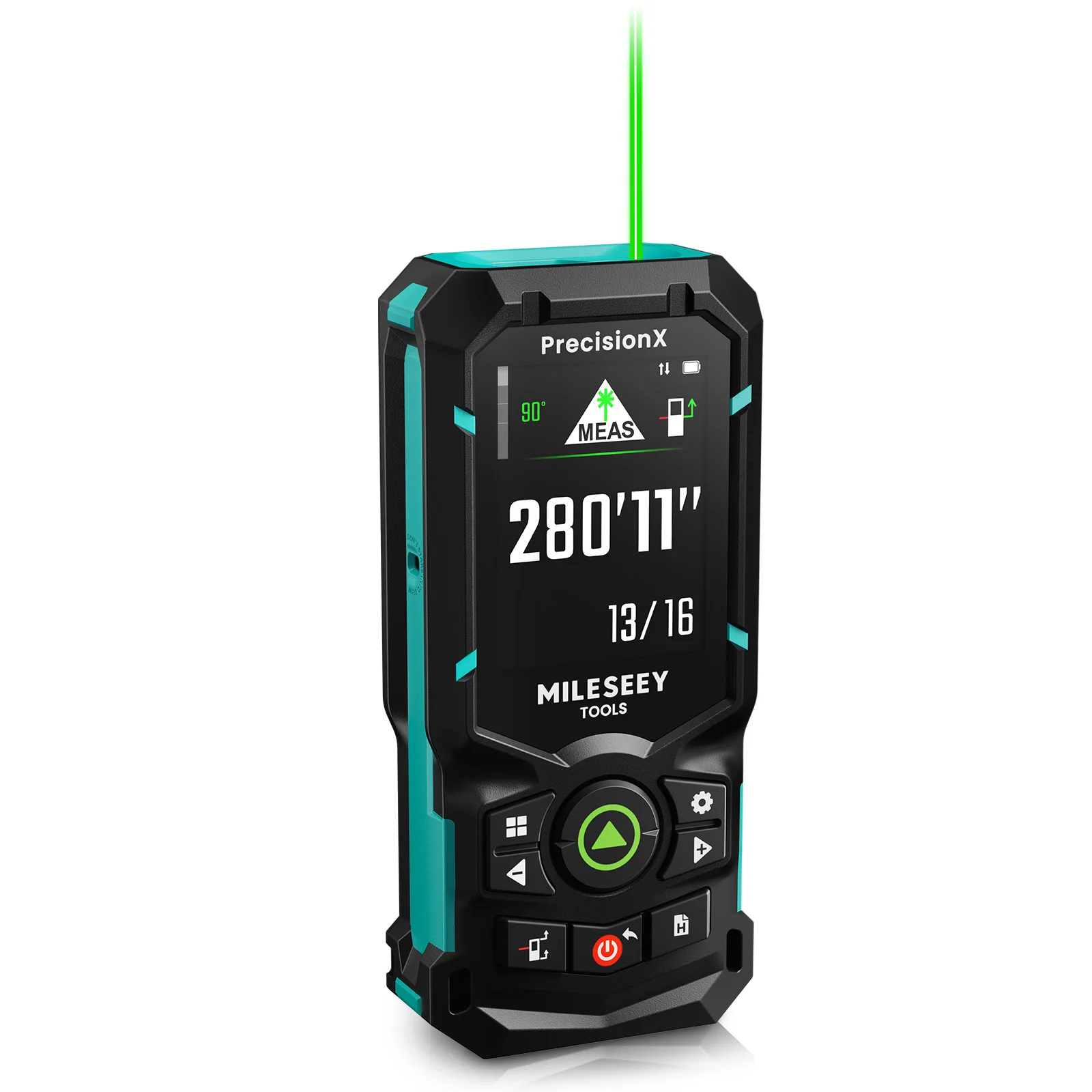 MILESEEY S50 Laser-Entfernungsmesser 120 m wiederaufladbare grüne ...
