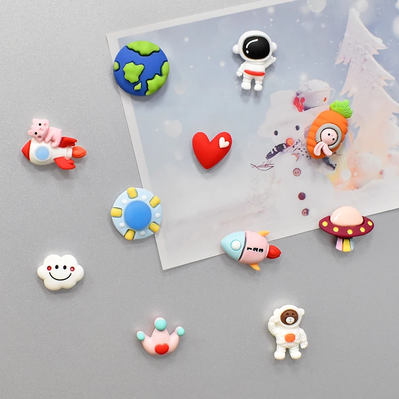 Astronaut Fridge Magnet NASA Apollo 3D Refrigerator Sticker Paste a Set ...