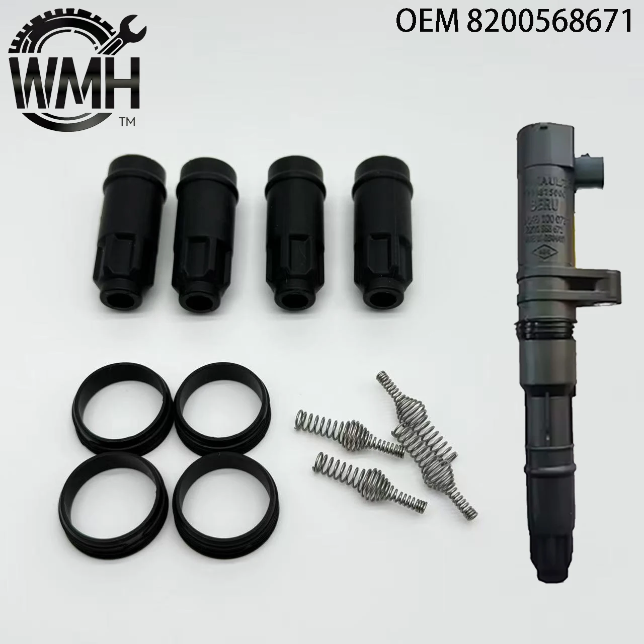 4pcs Ignition Coil Rubber Boot 2303590382 0040100052 8200568671 For ...