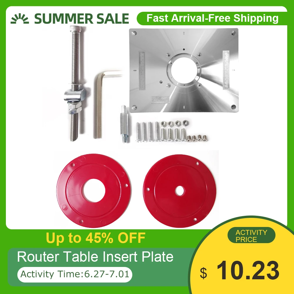 Multifunctional Aluminum Router Table Insert Plate Trimmer Engraving ...