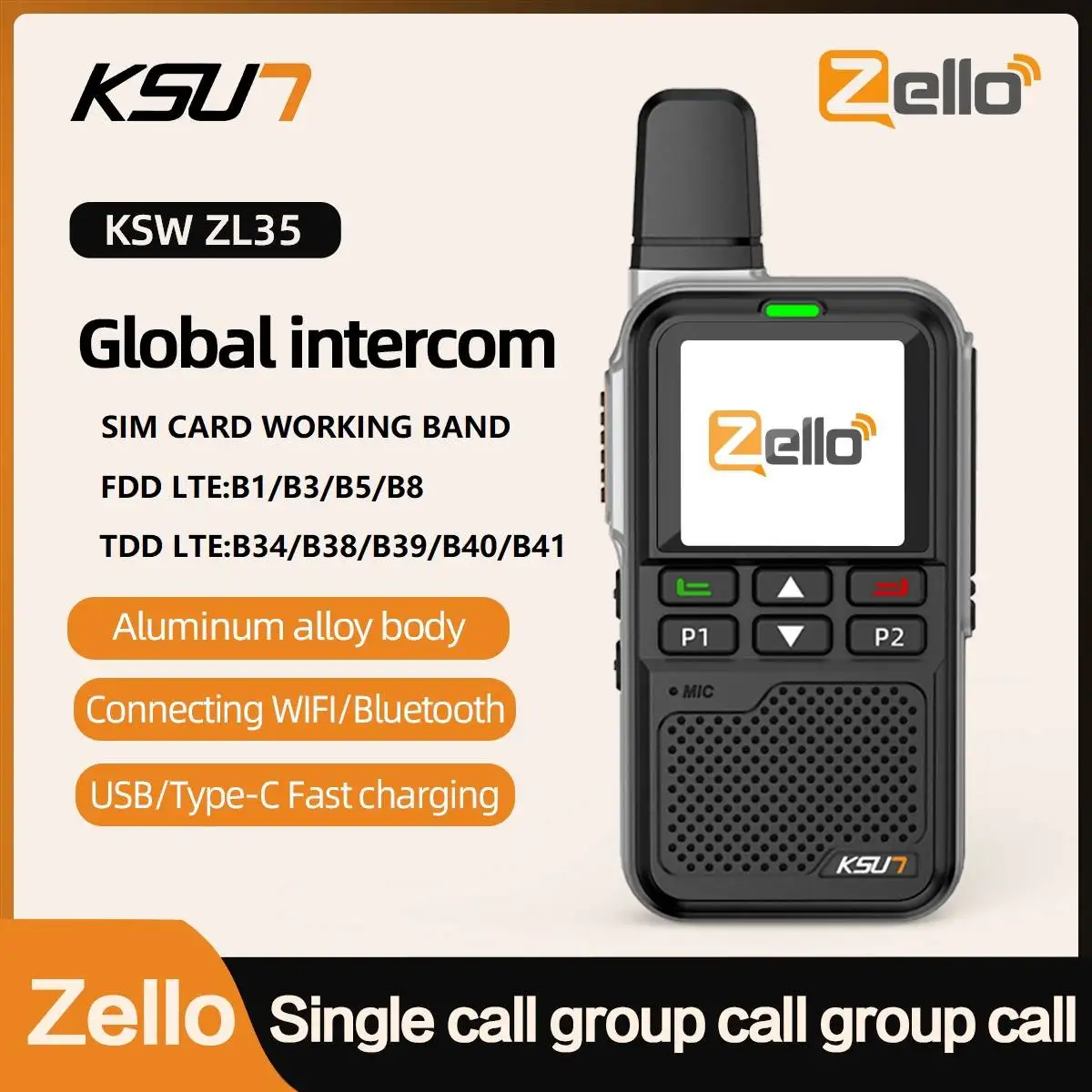 KSUT-ZL38-LTE-Walkie-Talkies-Long-Range-100-Miles-Zello-Network-Radio ...