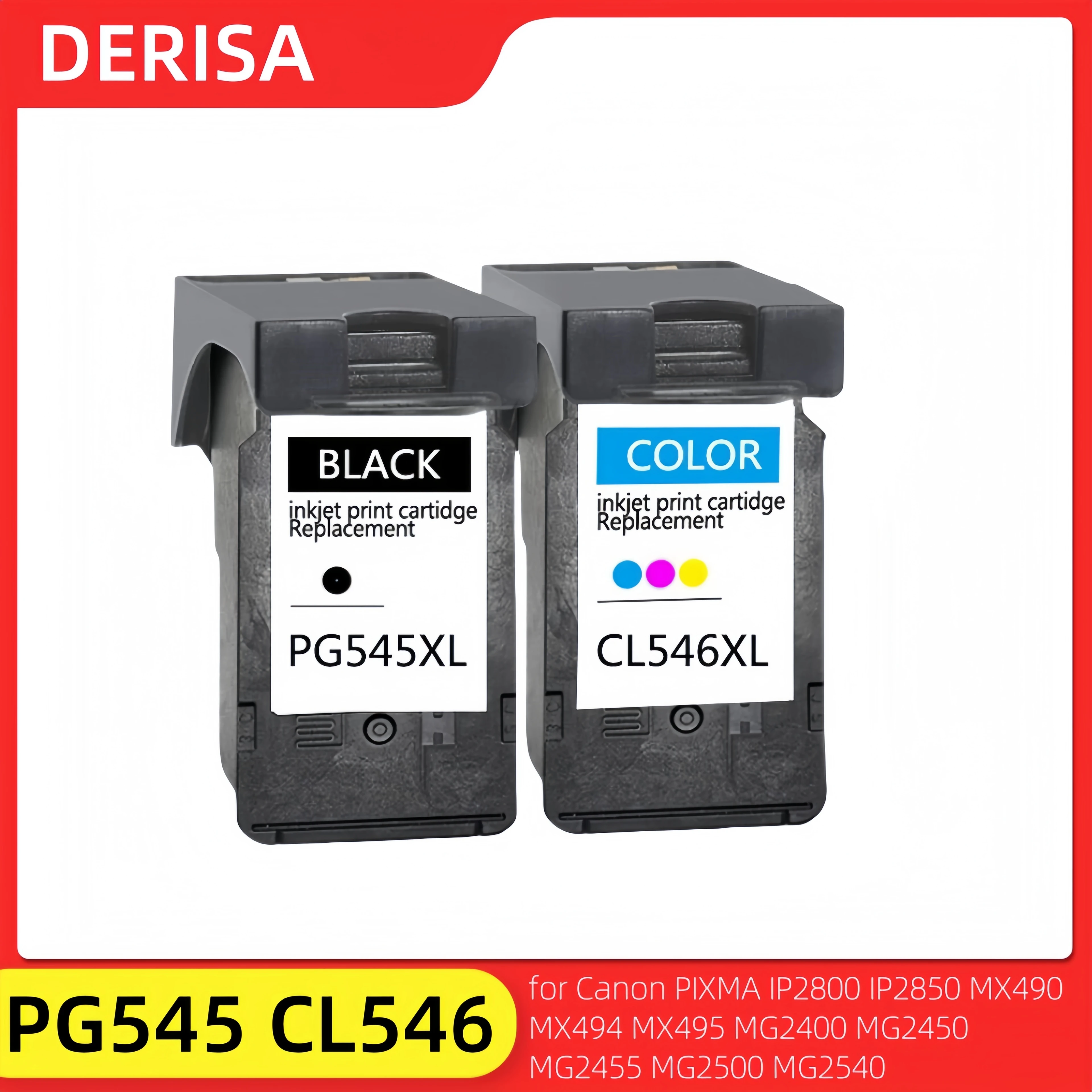 PG545 CL546 Ink Cartridge Compatible for Canon PIXMA IP2800 IP2850 ...