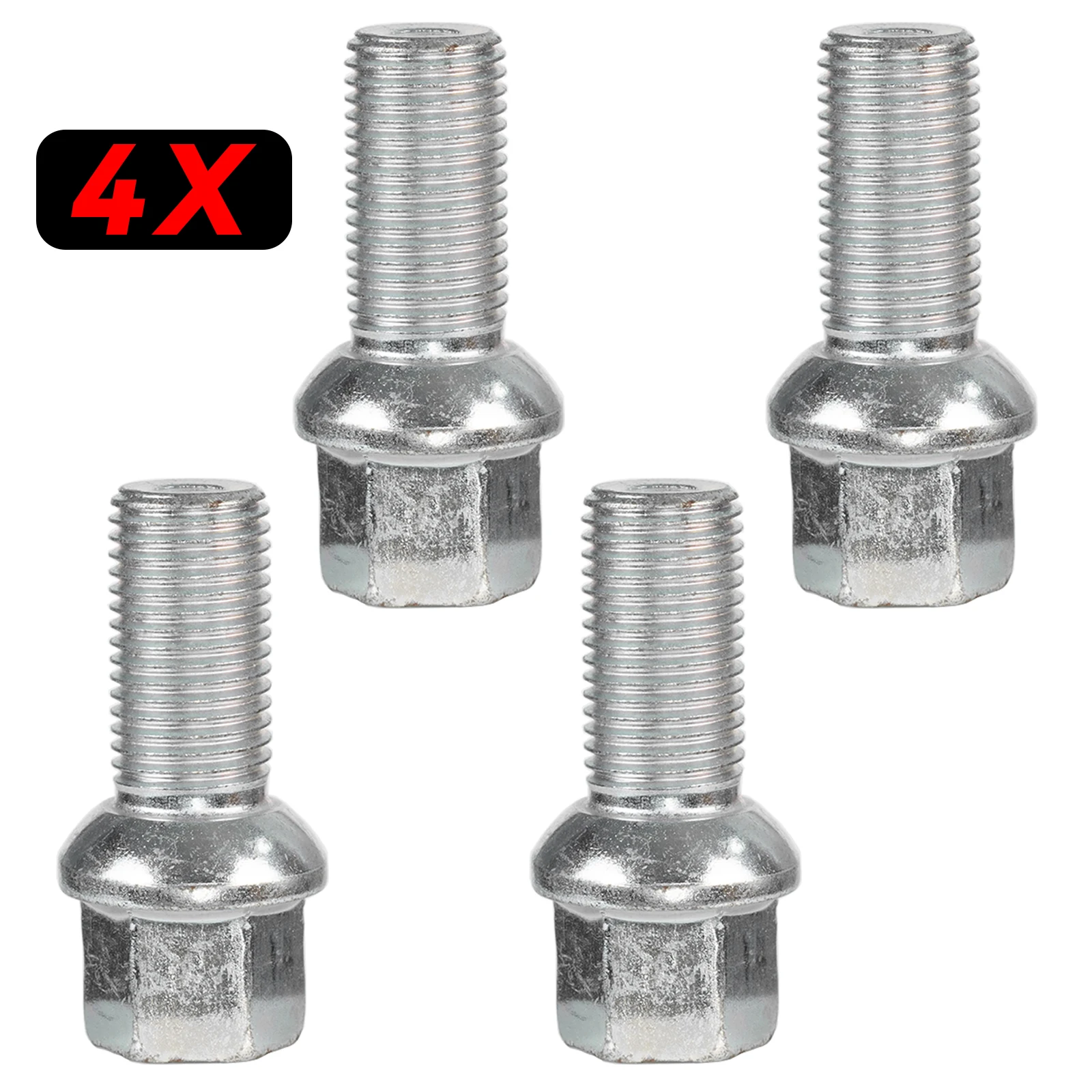 4-PCS-Car-Wheel-Bolts-WHT002437-Silver-Steel-Nuts-Tools-For-Volkswagen ...