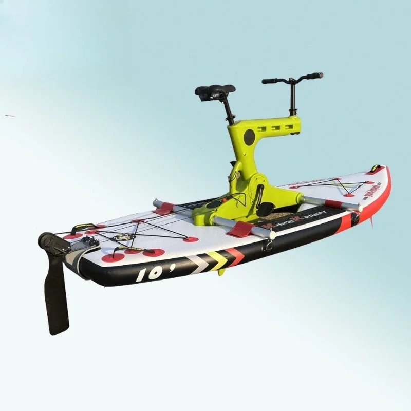 Water bicycle, human power system, single bicycle without power supply ...