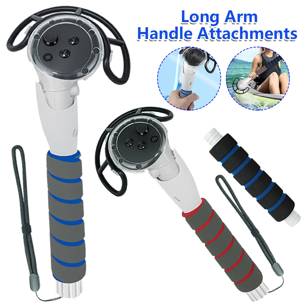 VR-Controllers-Long-Stick-Handle-Dual-for-Meta-Oculus-Quest-3-Playing ...