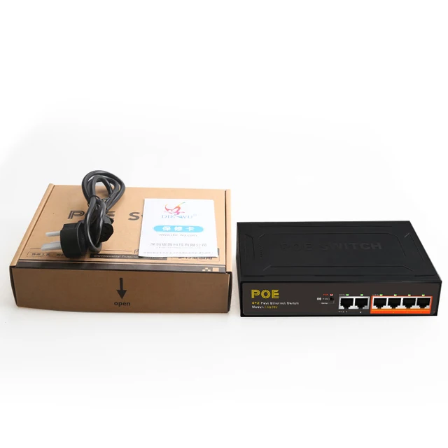 TEROW 16 8 4 Port PoE Switch Gigabit Ethernet Smart Internet 100/1000M ...