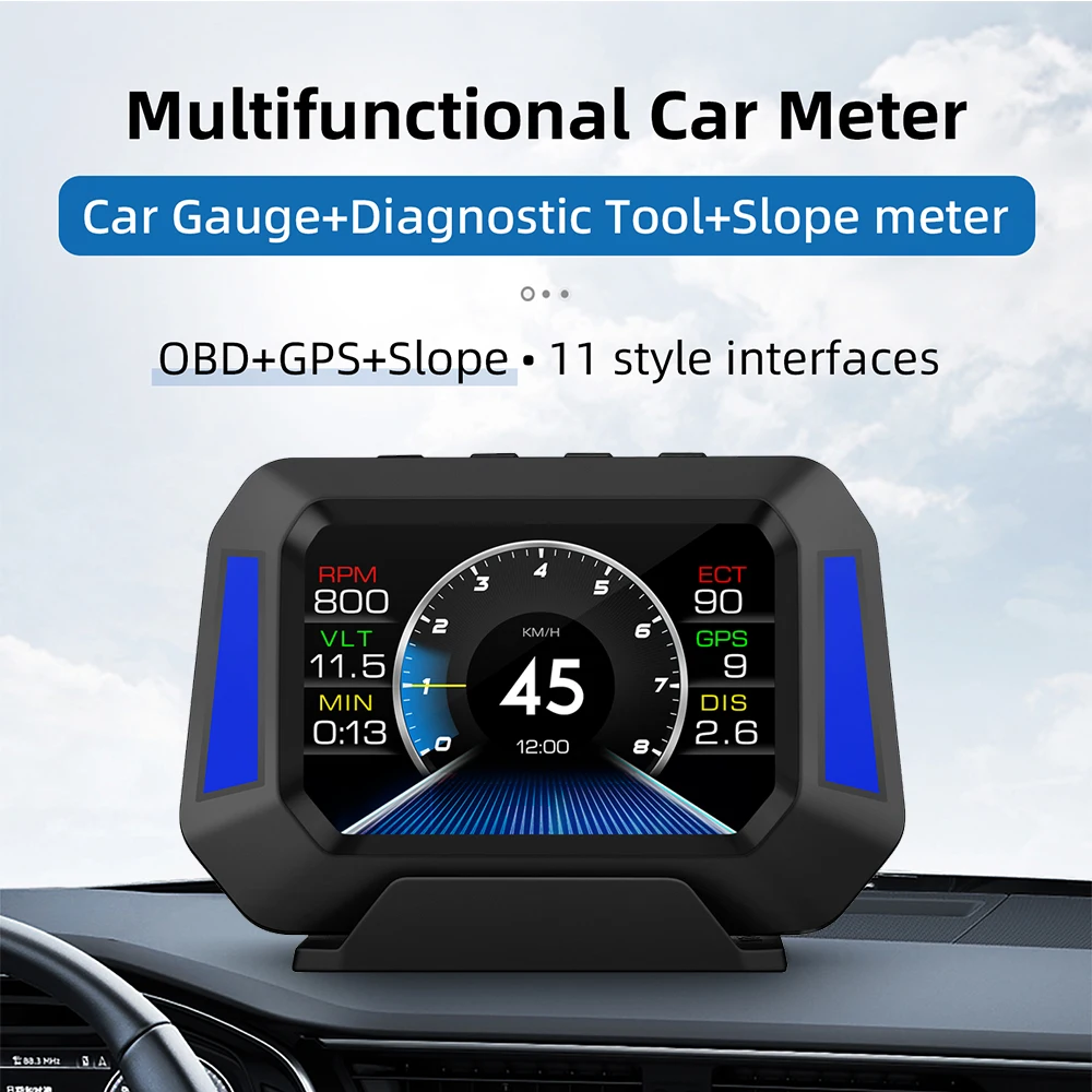 P21-Car-HUD-4x4-Inclinometer-OBD-GPS-Slope-Meter-HUD-Gradient-GPS-Real ...