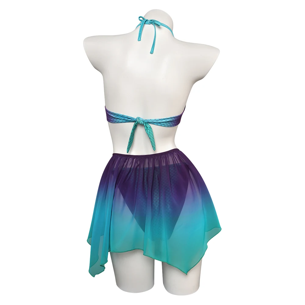 Little Mermaid Princess Ariel Cosplay Swimsuit Summer Costume ...