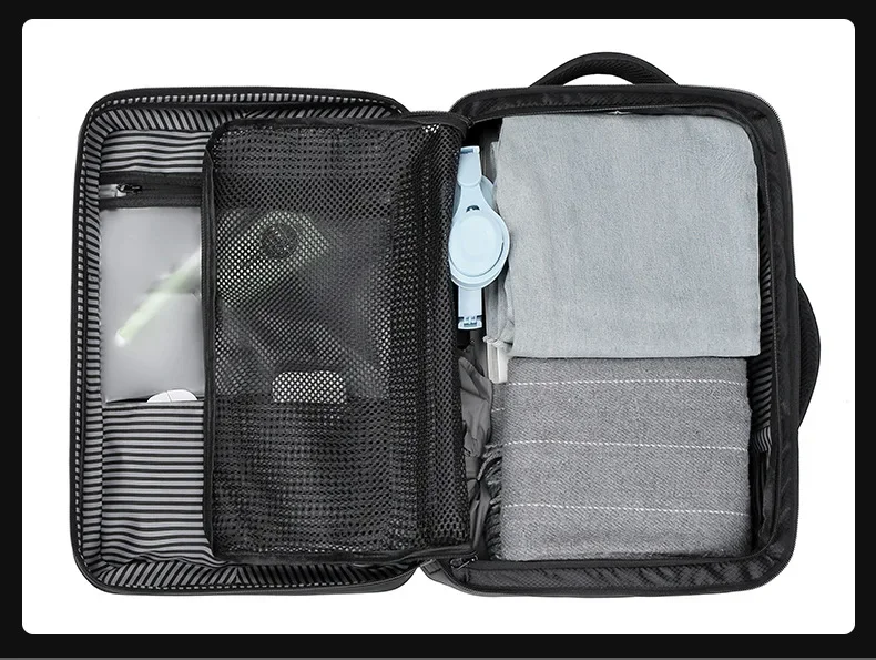 17.3”Hard Shell Backpack Men’s Business Laptop Backpack Thickened 50L ...