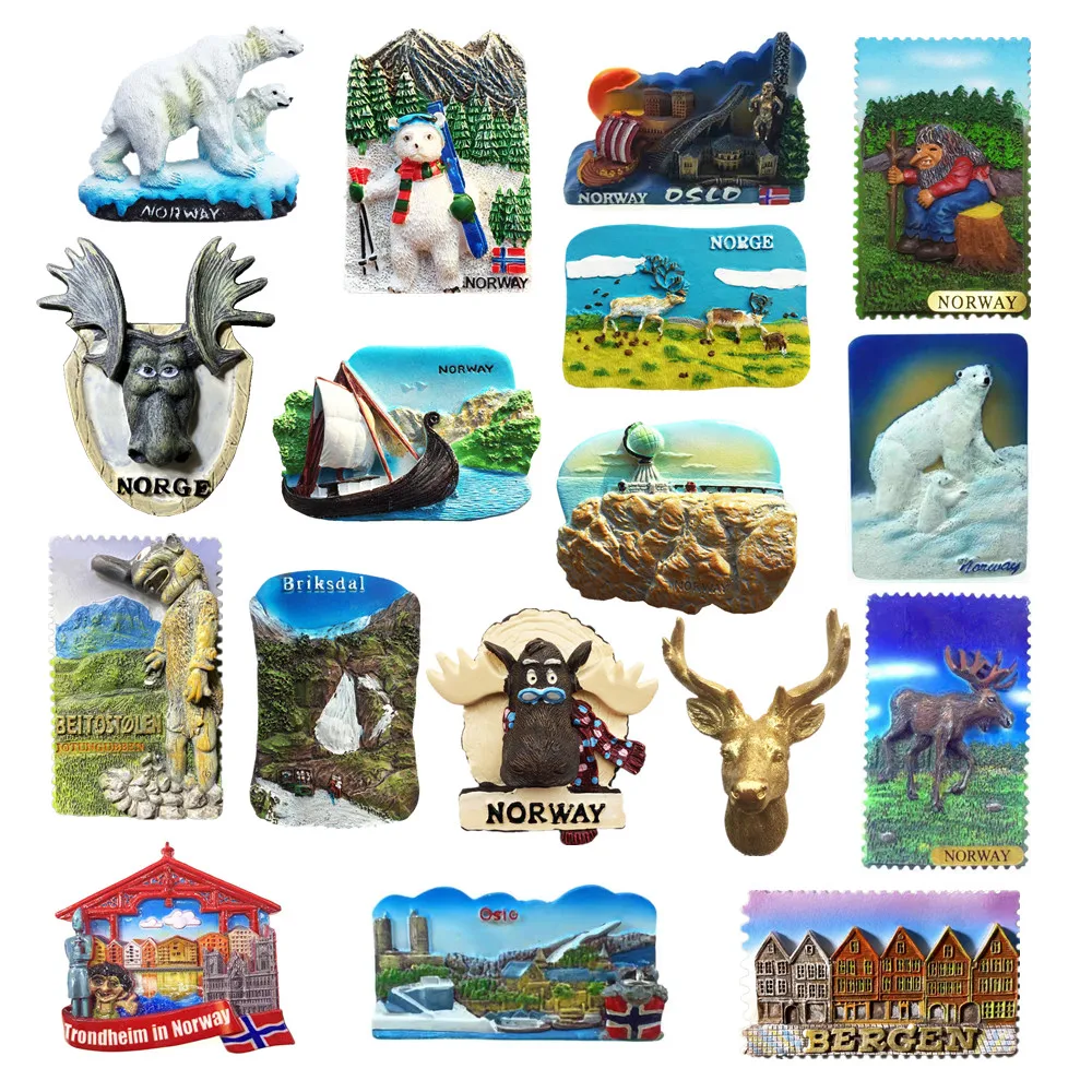 Norway-Amorous-Feelings-Fridge-Magnets-Tourist-Souvenirs-Crafts ...