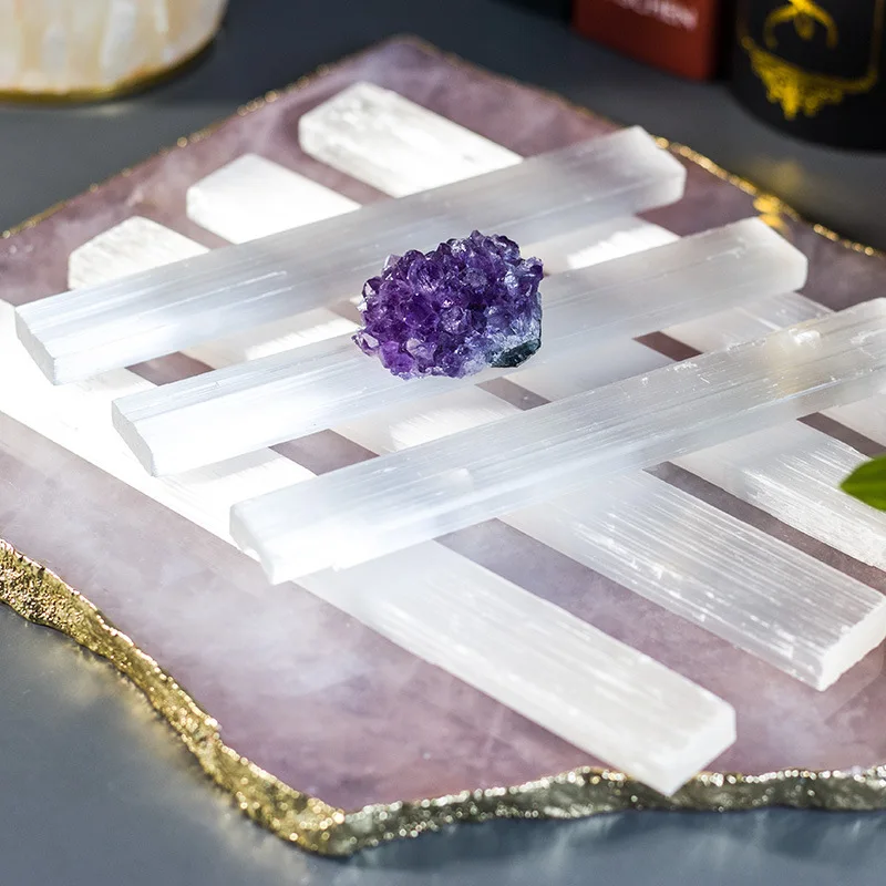 Natural-Crystal-Plaster-Tablets-Rectangular-Bars-Clear-Plaster-Strips ...