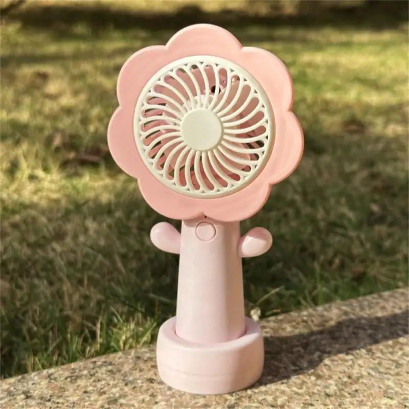 Mini-Flower-Fans-Portable-Handheld-USB-Rechargeable-Fan-Desktop-Air ...