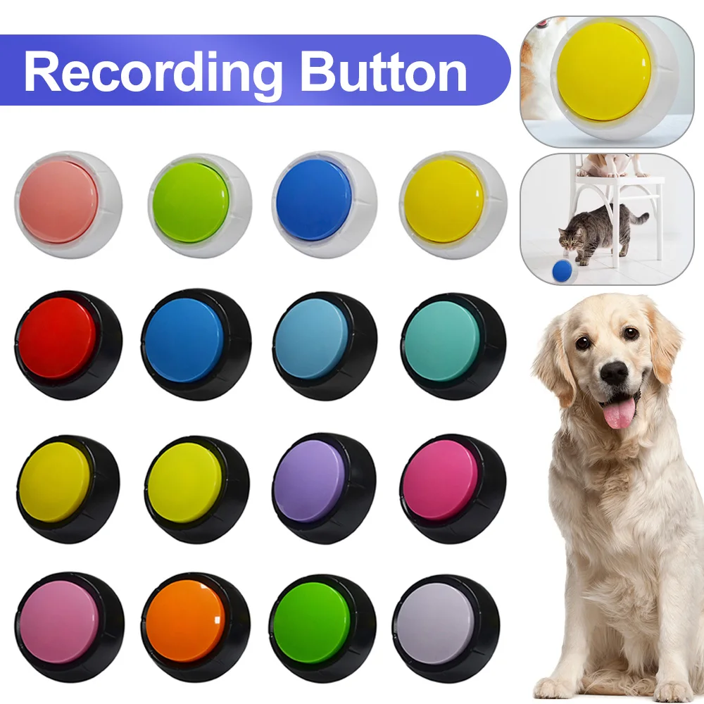 Recording-Button-Easy-Carry-Pet-Training-Buzzer-20-Seconds-Recordable ...