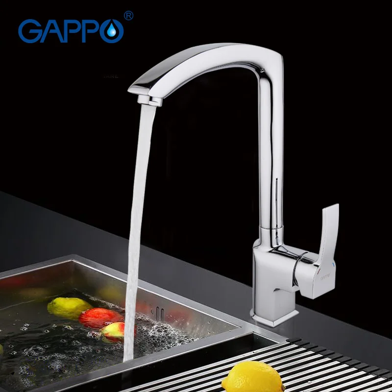 GAPPO-Brass-Kitchen-Faucet-Deck-Mounted-Sink-Faucet-Tap-Single-Handle ...