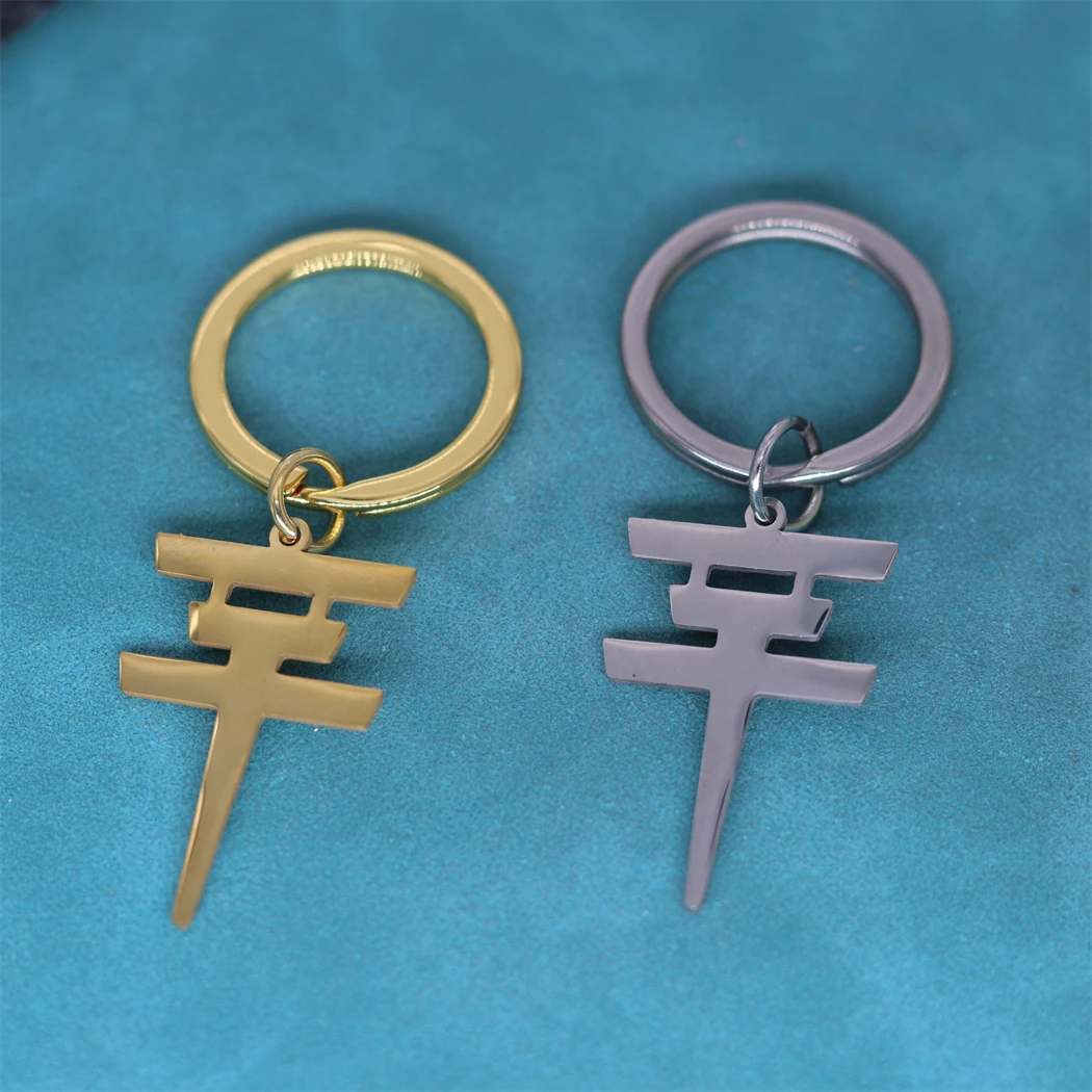 Stainless Steel Key Chain Vintage Fashion Tokio Hotel Pendant Keychains ...