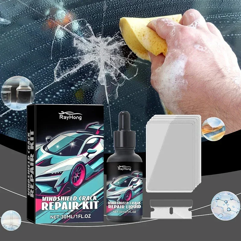 For Long Big Chip Crack Car Windshield Repair Tool Window Glass ...