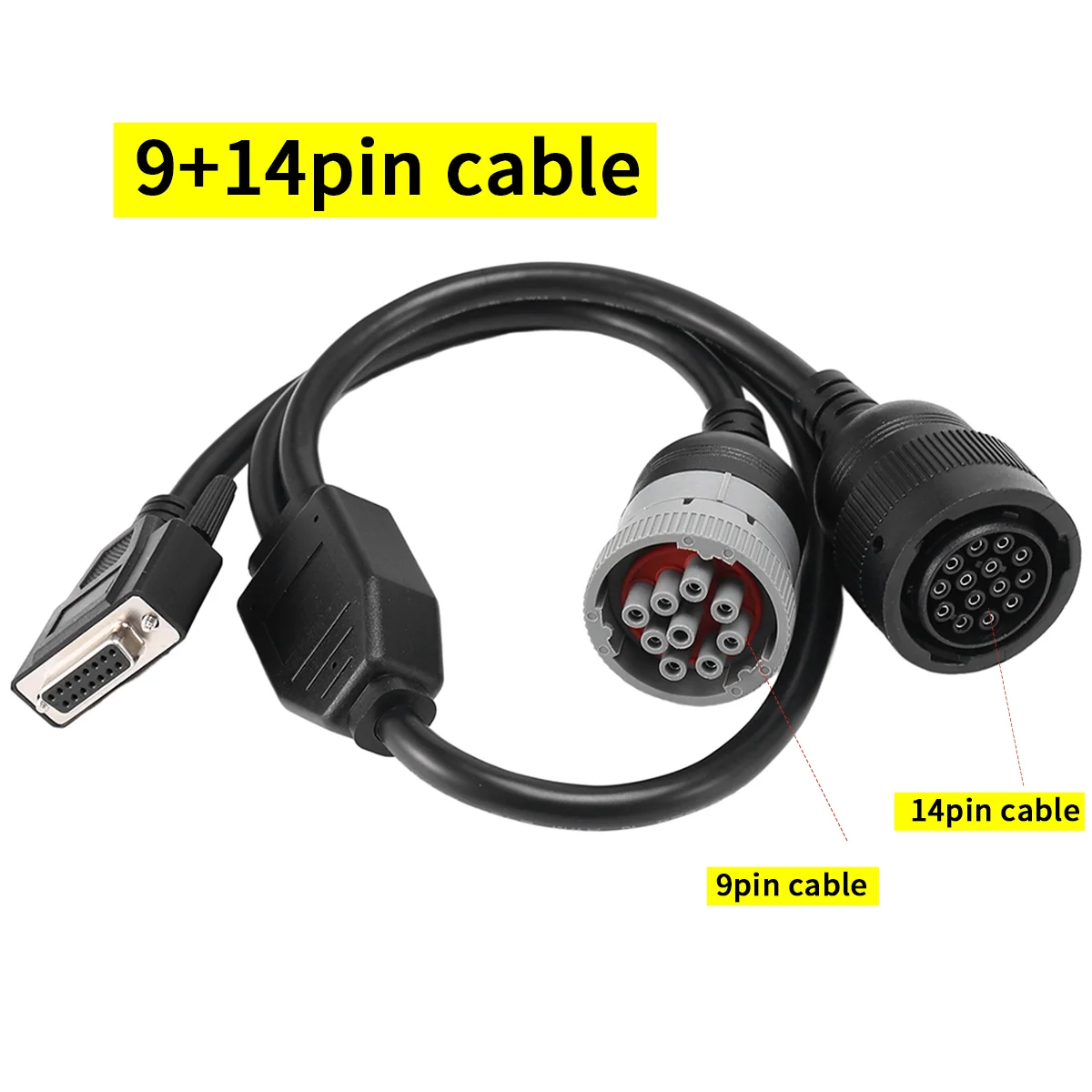 9+14 pin Ethernet Cable ET4 for Cat Diagnostic Tool Communication ...