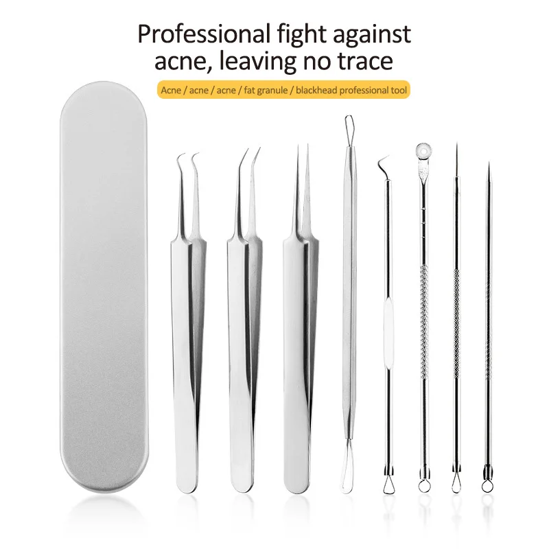 Facial-Blackhead-Remover-Acne-Needles-Extractor-Pimple-Blemish-Comedone ...