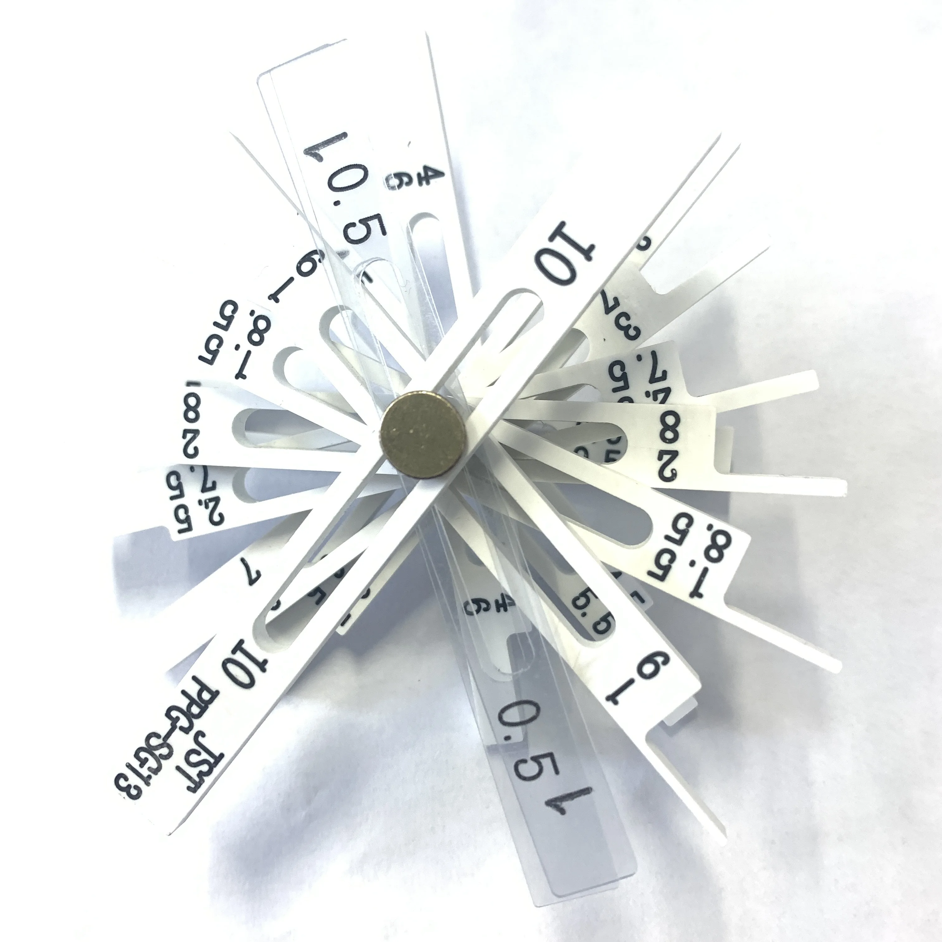 플라스틱 0.5 10mm 테이퍼 용접 게이지 테스트 토퍼, 용접 게이지 갭 게이지 필러 게이지 도구|측정 게이지 ...