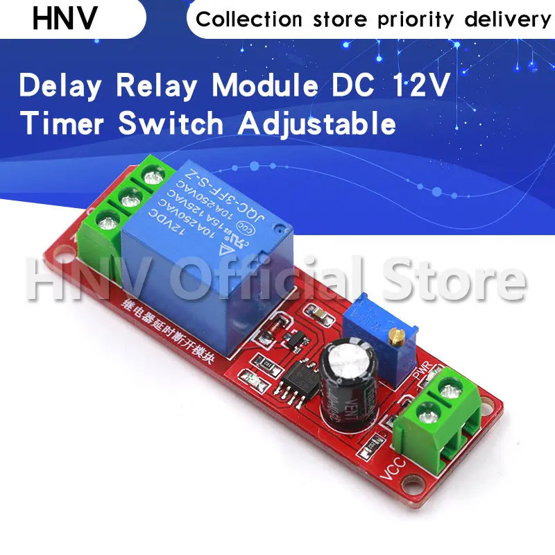 NE555-DK555-Timer-Switch-Adjustable-Disconnect-Module-Time-delay-relay-Module-DC-12V-Delay-relay ...