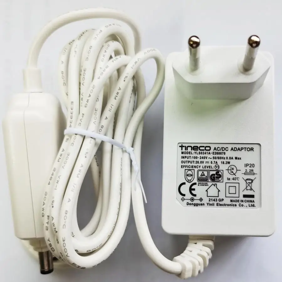 1PC Suitable for TINECO 26V0.7A vacuum cleaner 700mA power adapter ...
