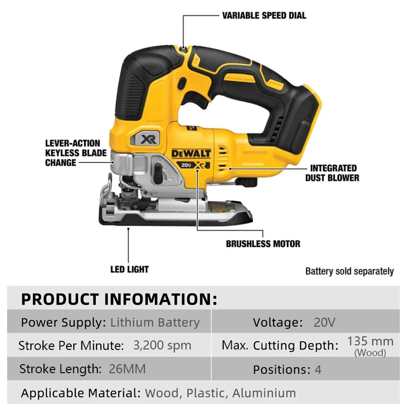 Dewalt Cordless Jigsaw