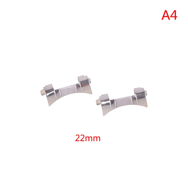 Stainless Steel Watch Strap Link Curved End Watch Band Wristwatch Link ...