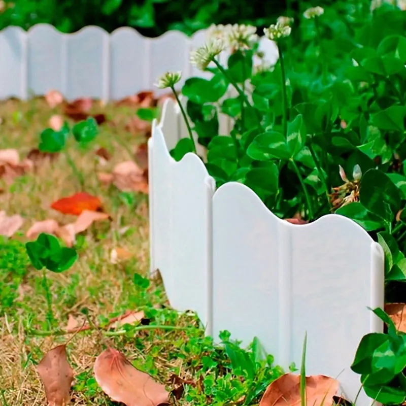 20Pcs-Plastic-Garden-Fence-Lawn-Edging-Border-Panel-Vegetable-Garden ...